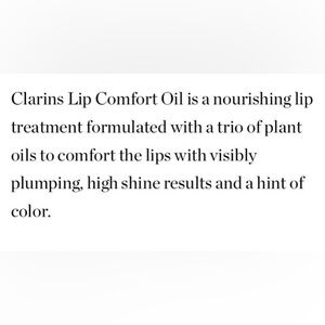 Clarins | Makeup | Clarins Lip Comfort Oil Cherry No 3 | Poshmark